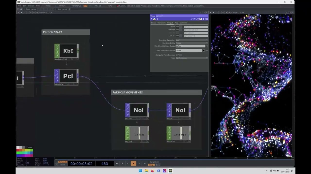 TouchDesigner : Interactive Installations with POPs - Fabien Bouchard aka 'Parse/Error'