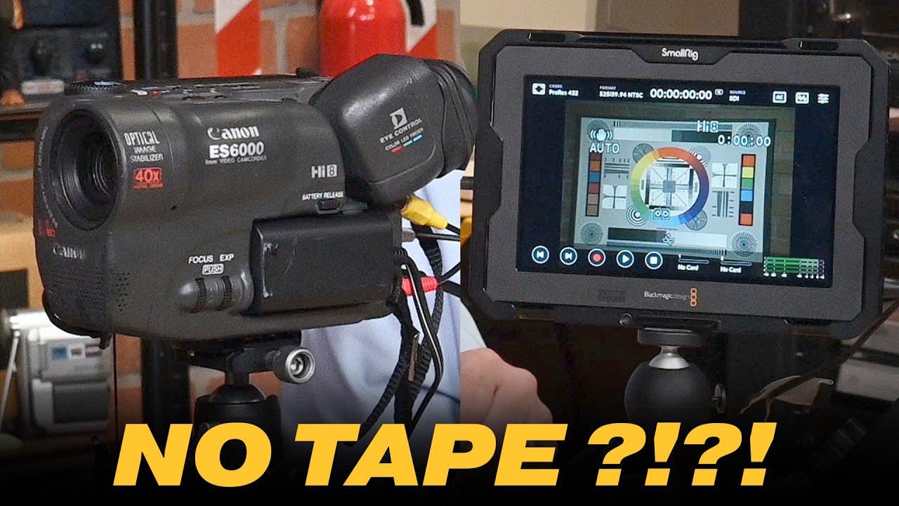 I Turned a 90s Camcorder Into a Tapeless Camera...sort of.