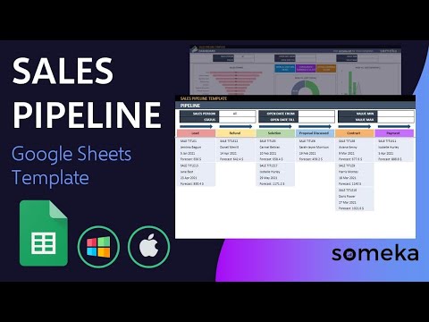 Sales Pipeline Google Sheets Template | Track your Sales Prospects