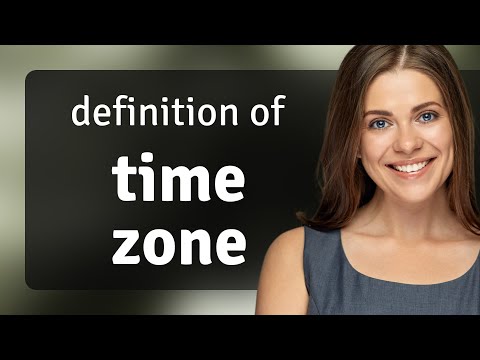 Time zone | TIME ZONE meaning