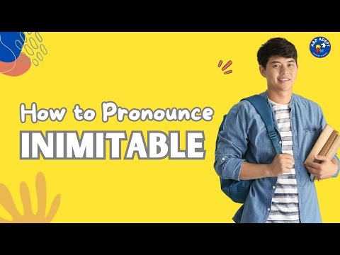 How to Pronounce Inimitable and What It Means (Helpful guide for "Inimitable")