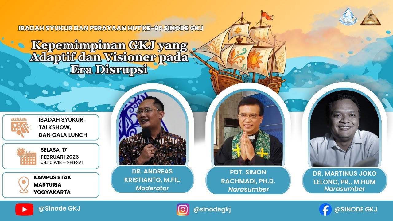 Live Streaming HUT GKJ Ke-95
