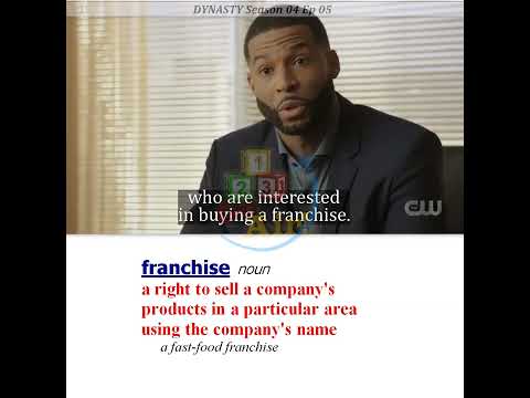 Franchise - Meaning, Pronunciation, Usage | Learn English with TV Shows - Wednesday