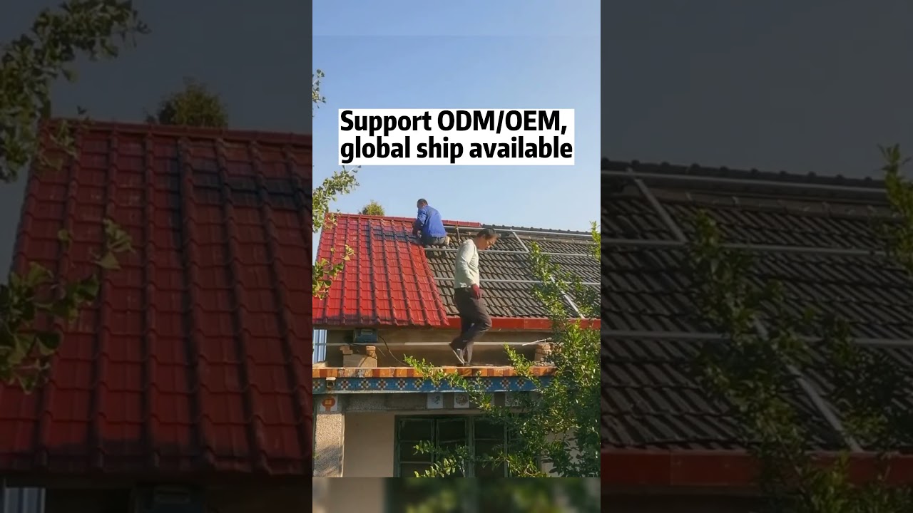 Color steel sheet installation process