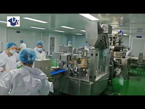 Automated Granule Packaging Line with Integrated Feeding and Sorting
