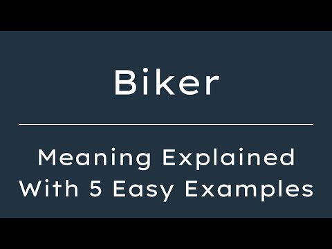 What Does Biker Mean? Biker Meaning in English With 5 Example Sentences