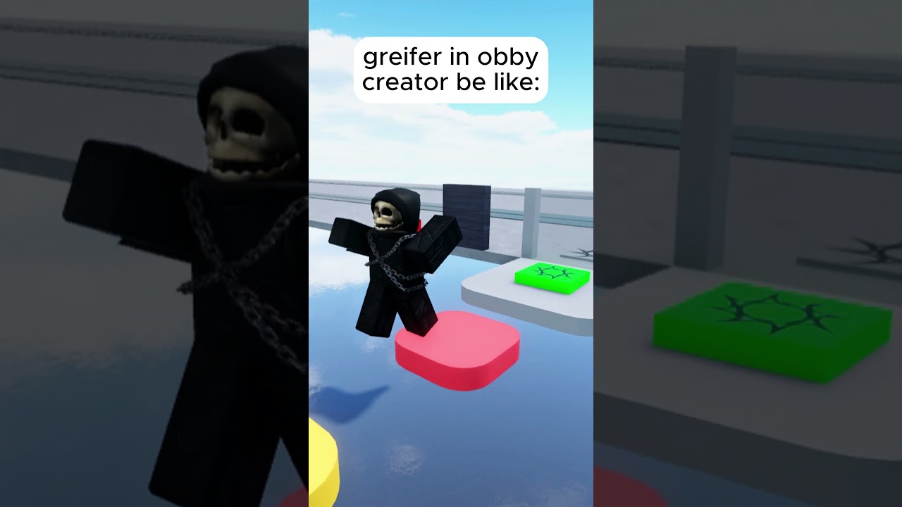 obby creator griefer #roblox #animation