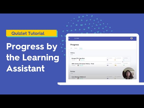 How to use progress with Quizlet Plus (Learning Assistant tutorial)