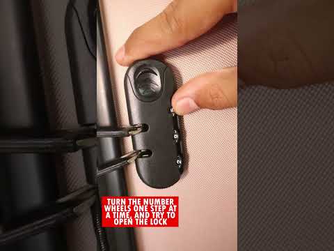 This Hack Will Save You Money! How to Unlock When Forgotten Luggage Lock Code