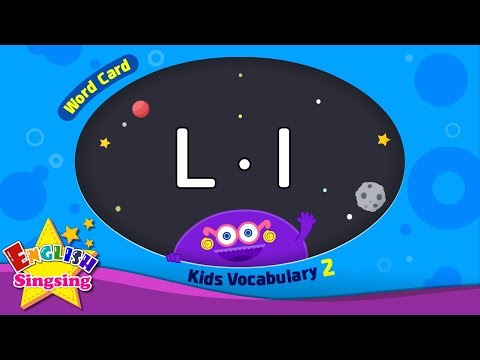 Kids vocabulary compilation ver.2 - Words Cards starting with L, l - Repeat after "Ting (sound)"