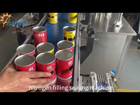 Double-head nitrogen-filled can sealing, sealing ten thousand cans a day is no longer a dream