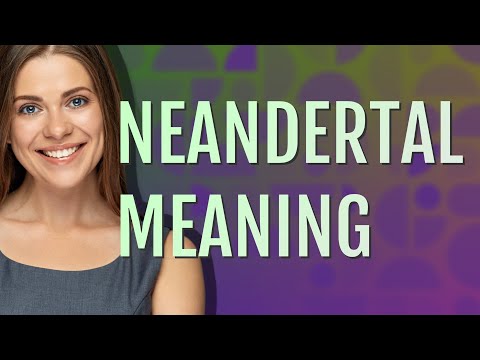 Neandertal | meaning of Neandertal
