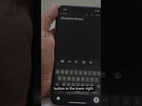 Dictation on iOS