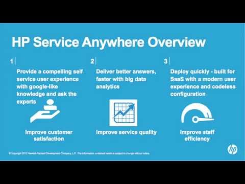 HP Service Anywhere (SAW) - Overview