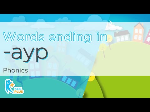 Phonics | Words ending in the sound -ayp | Grade 1 English | Rhyming Words