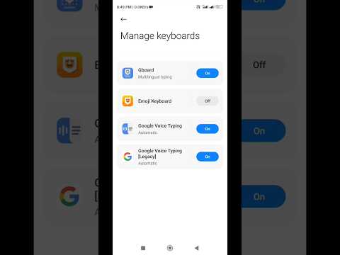 How to ON Emoji keyboard | Manage keyboard settingb#shorts