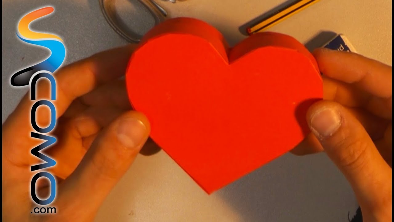 Regalo para San Valentín (Caja en forma de corazón)