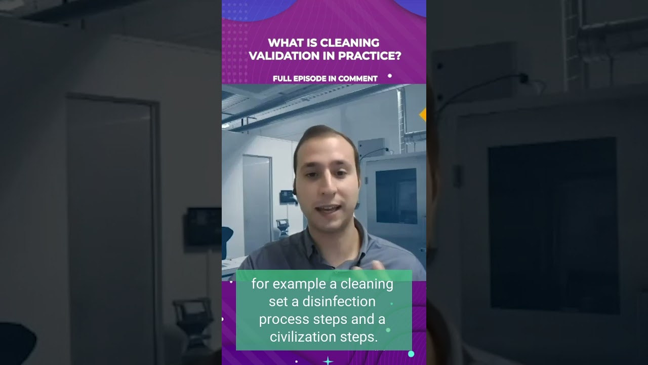 What is cleaning validation in practice?