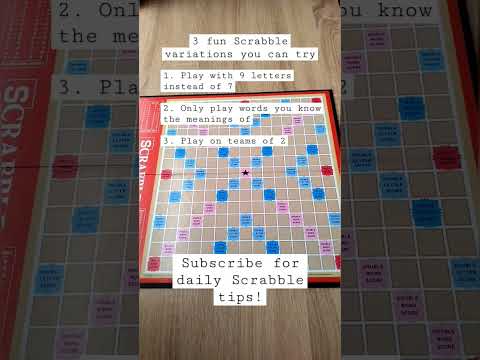 Try these 3 fun variations on Scrabble rules!