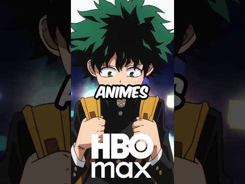 NOVOS ANIMES NA HBO MAX!! #hbomax #anime #jujutsukaisen #jojo #dragonball #myheroacademia #shorts