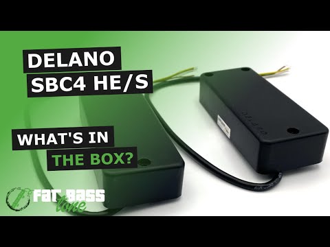 Delano SBC4 HE/S-E 4 String Dual Coil Bass Pickup Set (EMG35 | Reverb