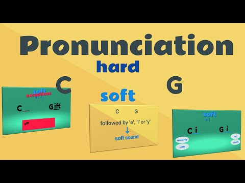 Pronunciation: C and G Hard & Soft Sounds | EasyTeaching