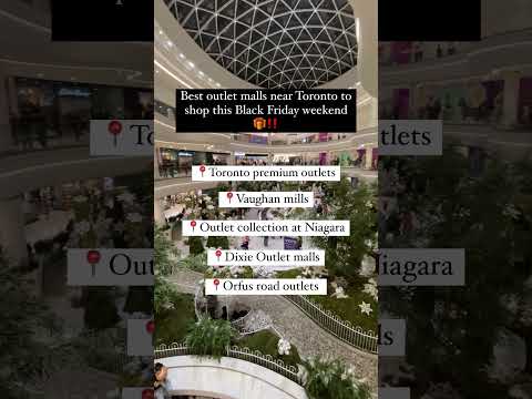 Best outlet malls near Toronto #blackfriday