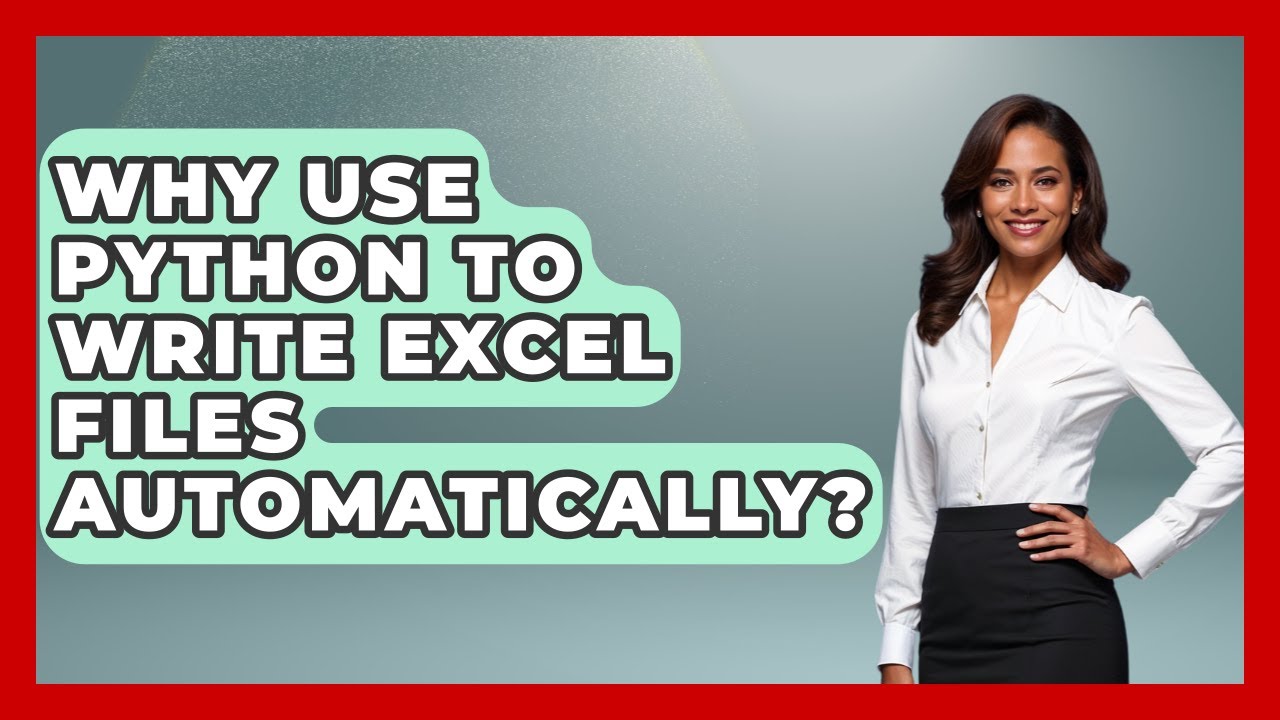 Why Use Python To Write Excel Files Automatically? - Python Code School