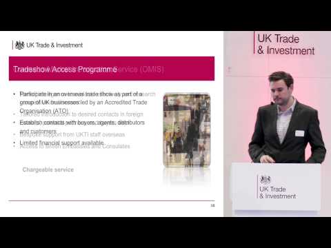 UKTI - Overview of UKTI financial assistance and funding opportunities