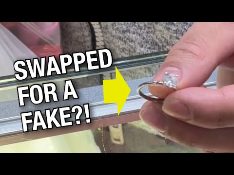 Did His Wife’s Diamond Ring Get SWAPPED For FAKES⁉️