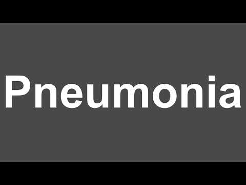 How to Pronounce Pneumonia | Pneumonia Pronunciation | How to Say Pneumonia