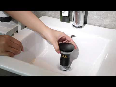 Bathroom Sink Drain - Black color
