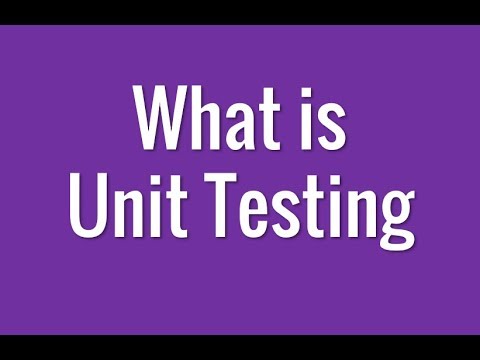 What is Unit Testing? in 1 minute
