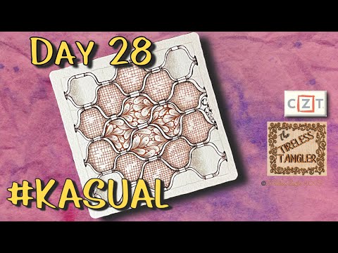#KASUAL | Inktober Tangles | Day 28