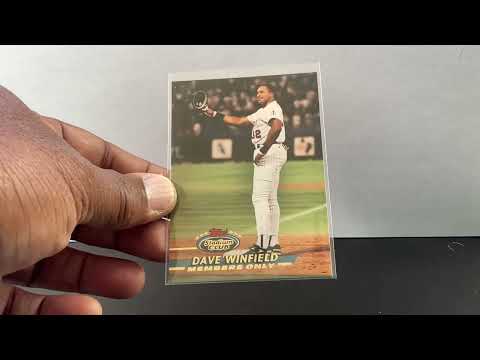 Dave Winfield Topps stadium club mail in