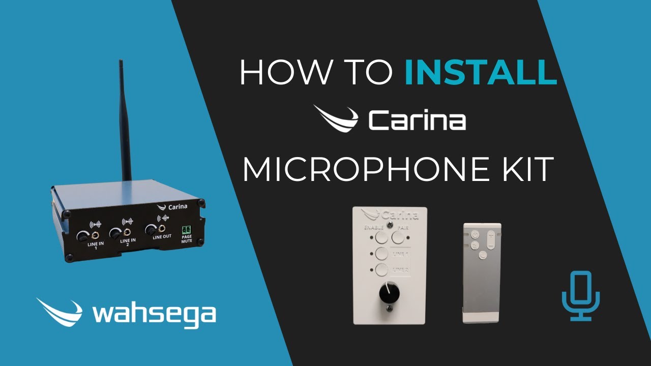 How to Install the Carina Wireless Microphone Kit