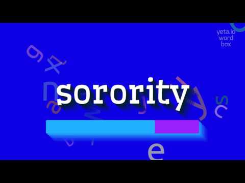 HOW TO PRONOUNCE SORORITY? #sorority