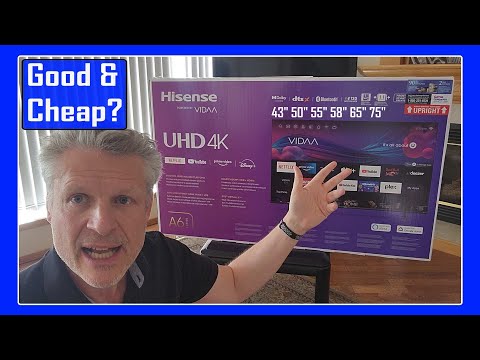 Good & Cheap! Hisense 55A6KV TV Review & Unboxing