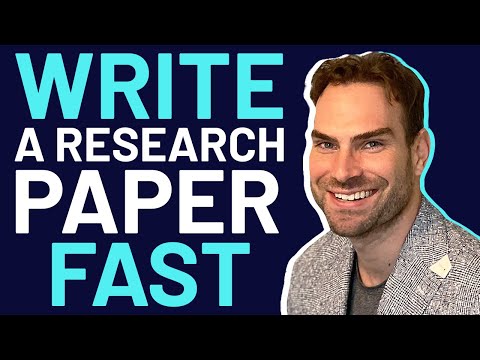 How To Write a Research Paper Fast and Easy (3 Tips by Prof. David Stuckler)