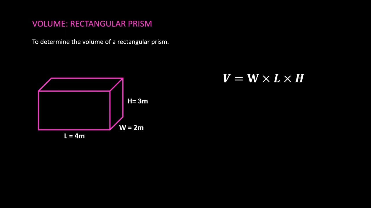 27. Volume - Rectangular Prism