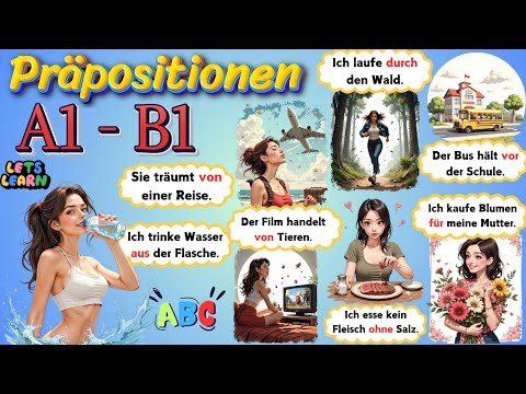 🇩🇪 German Grammar Made Easy: Learn These 100 PRÄPOSITIONEN Now! 💡