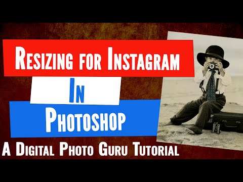 Resize Images for Instagram in Photoshop