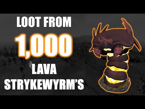 Loot From 1,000 Lava Strykewyrm's / Runescape 3 2020