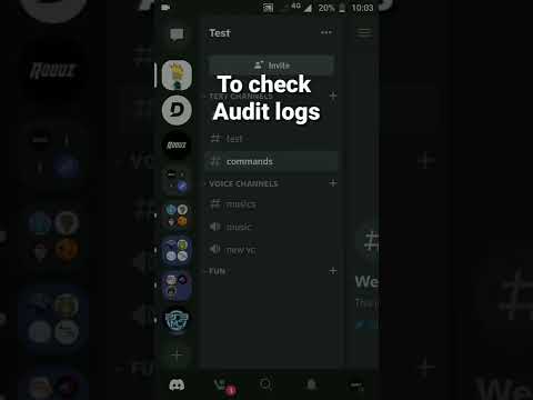 How to check Audit (activity) logs in Discord Mobile #roduz #discord #howto #how #audit #logs