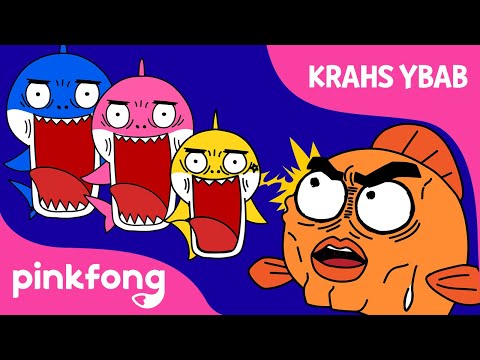 Krahs Ybab | Baby Shark Funny Version | @BabyShark | Pinkfong Songs for Family