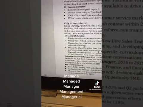Resume Writer’s Block