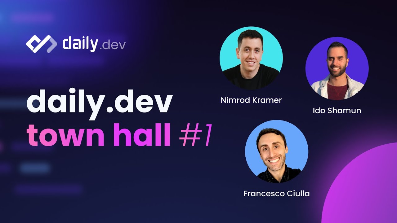 Town Hall #1 - Developers, Careers, Open Source