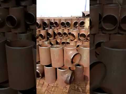 Carbon steel tee fittings production