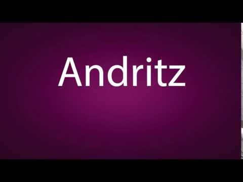 How to pronounce Andritz