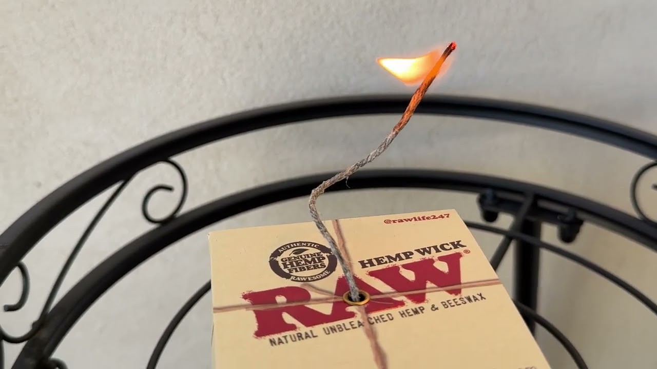 My demo/review of my raw hemp wick